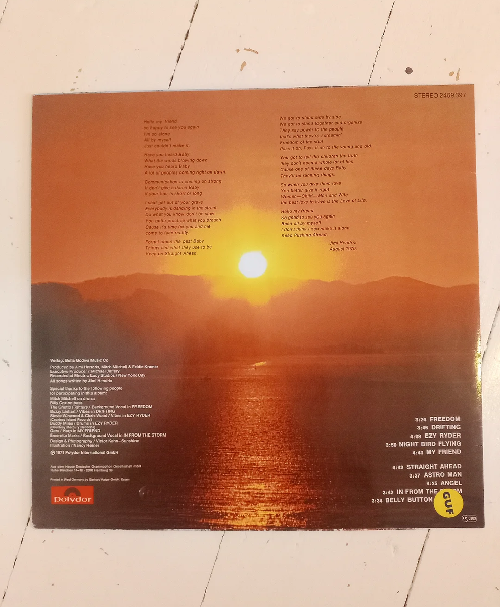 Jimi Hendrix - The Cry Of Love – Retro & Vinyl