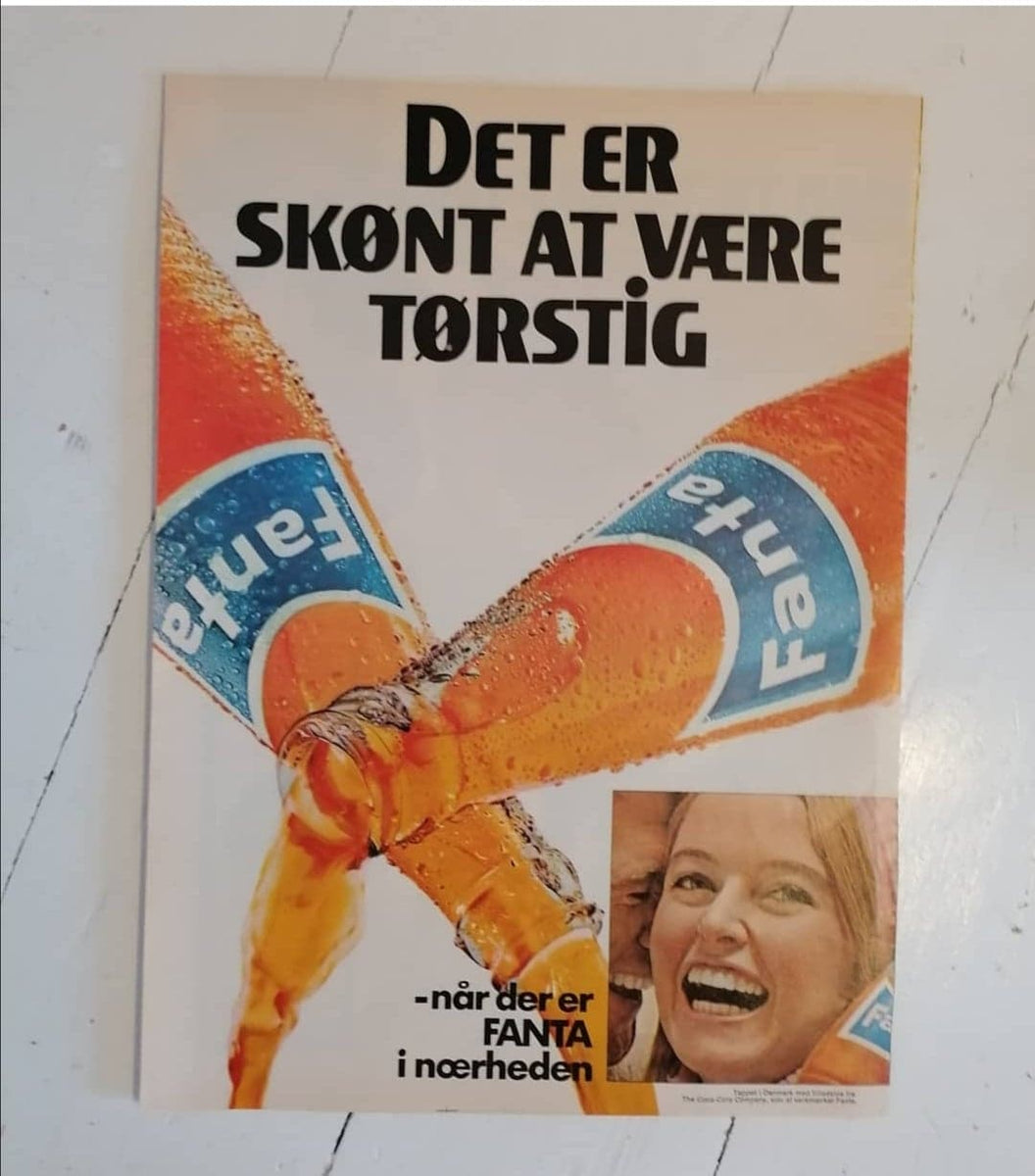 Fanta-reklame - Retro plakater – Retro & Vinyl